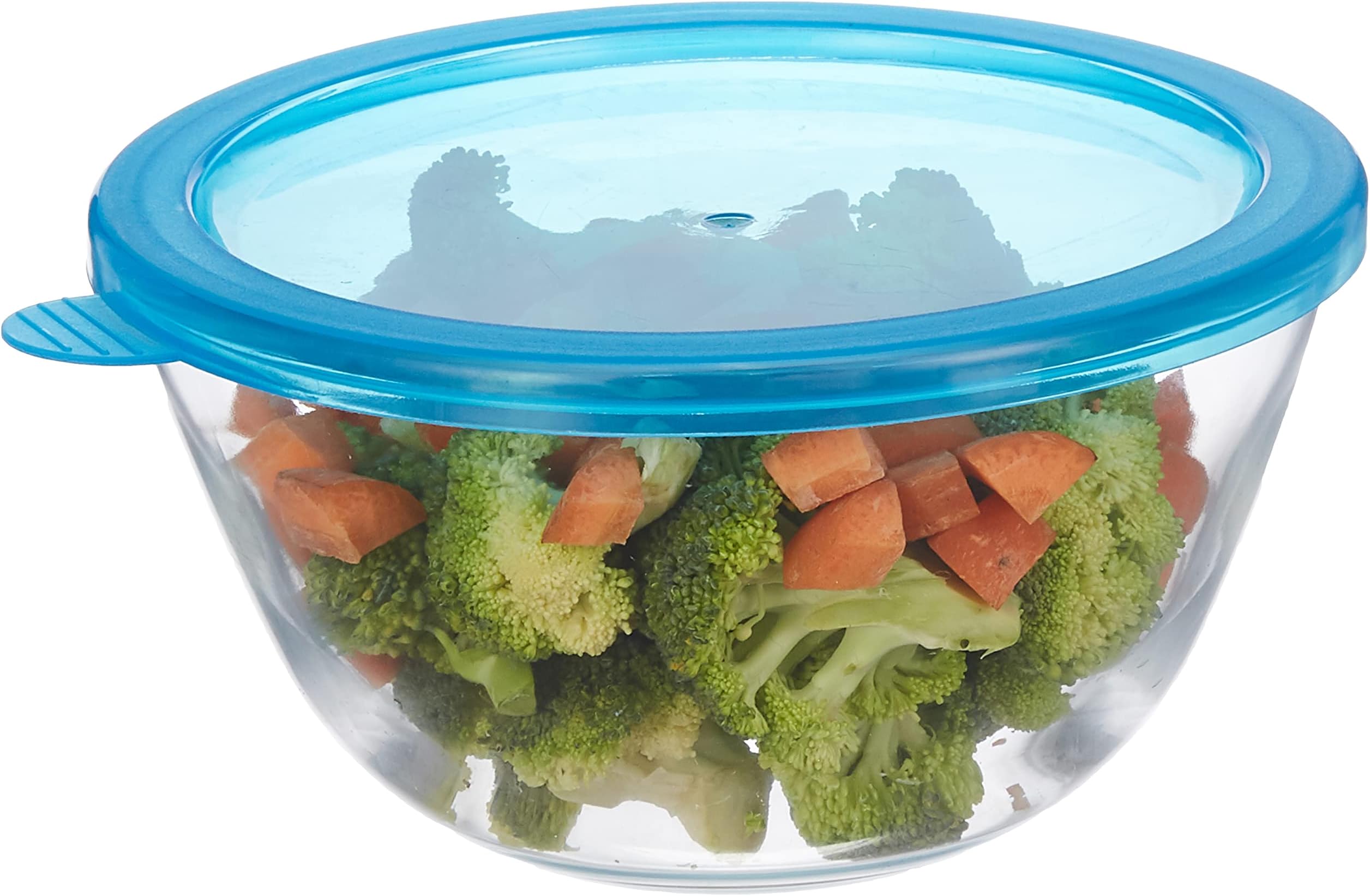 Buy AGARO Borosilicate Glass Mixing Bowl with Lid, 3 Pcs Set (500ml ...