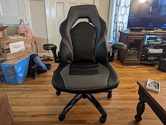 Amazon.com: STAPLES Emerge Vortex Bonded Leather Gaming Chair, Black ...