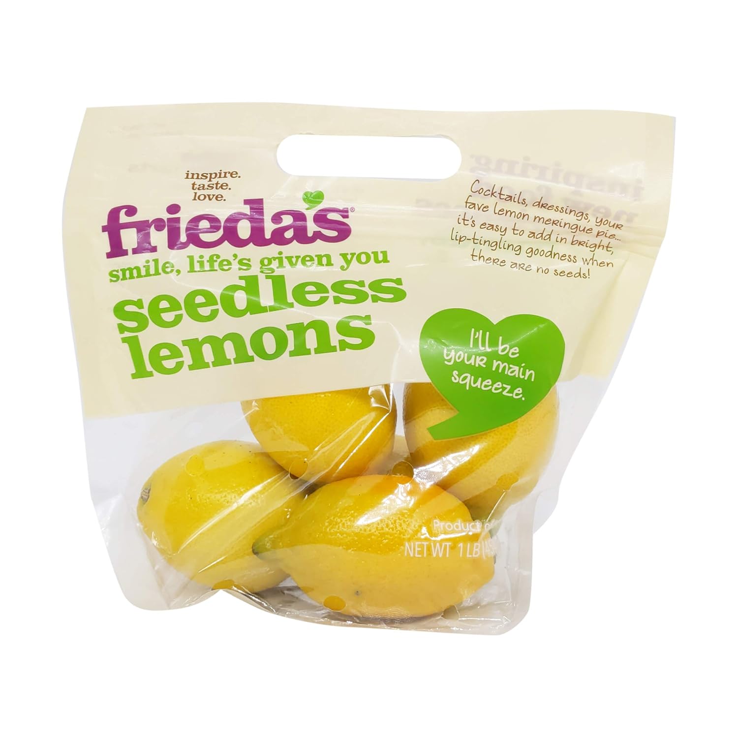 Amazon.com: Bagged Seedless Lemons, 16 oz : Grocery & Gourmet Food