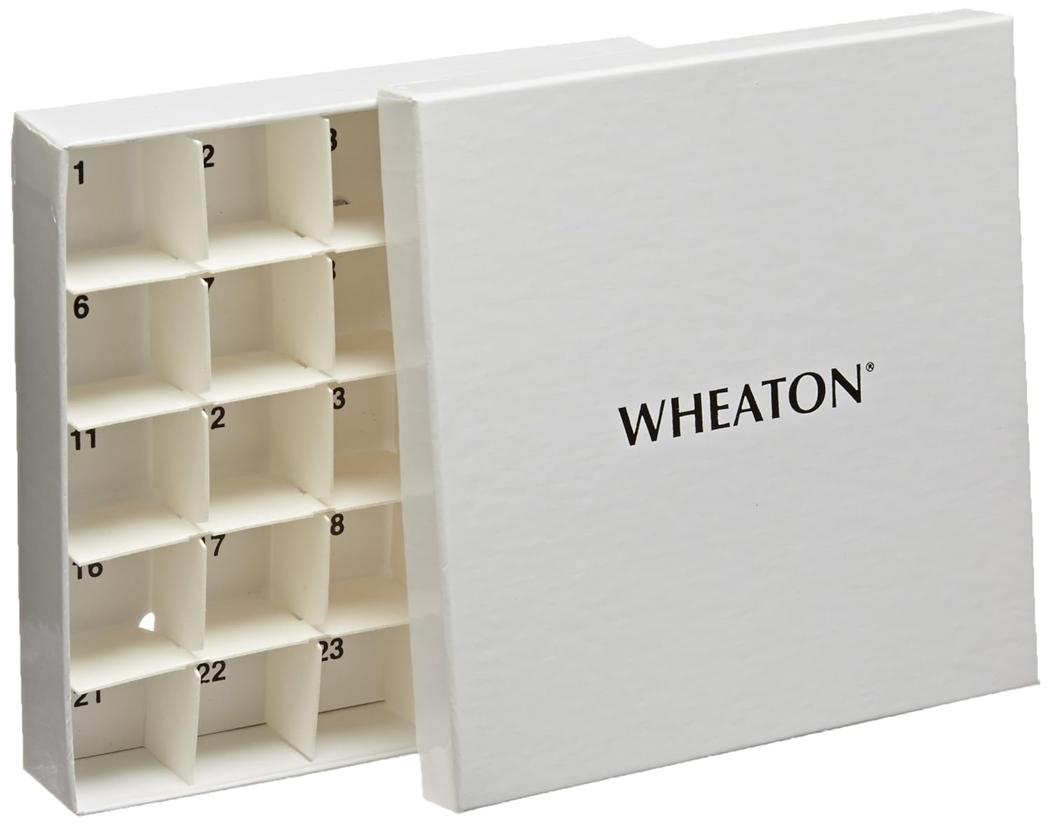 Wheaton W651610-W CryoElite Tissue Vial Box, White (Case of 15 ...