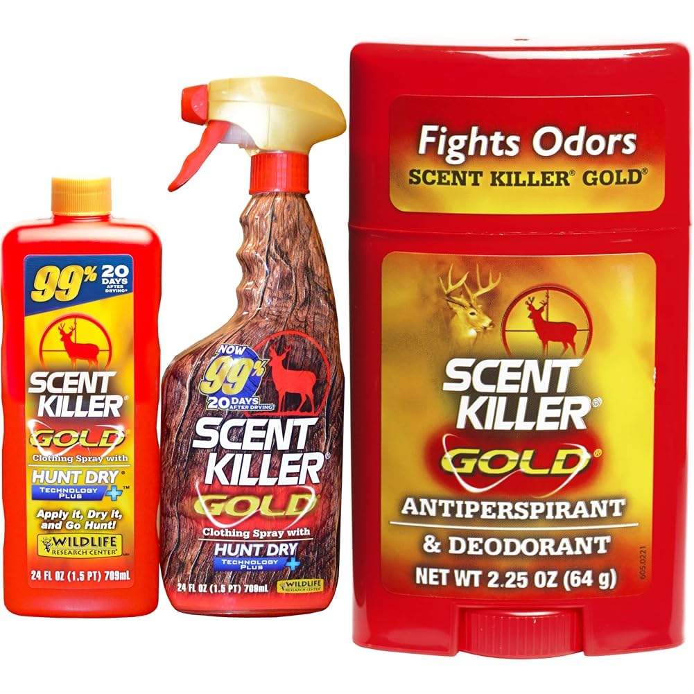 Snapklik.com : Wildlife Research Scent Killer 1259 Gold 24/24 Combo