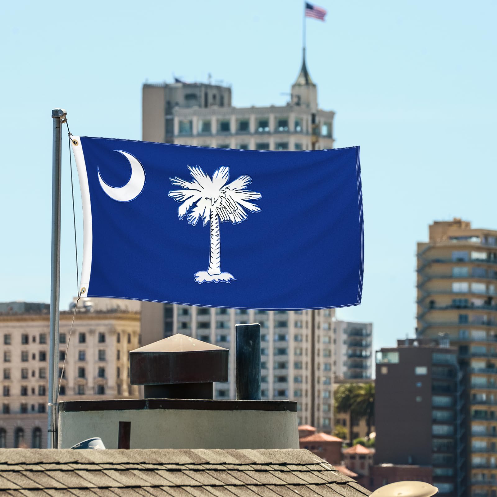 Snapklik.com : South Carolina Flag 3x5 FT Outdoor, Heavy Duty 210D ...