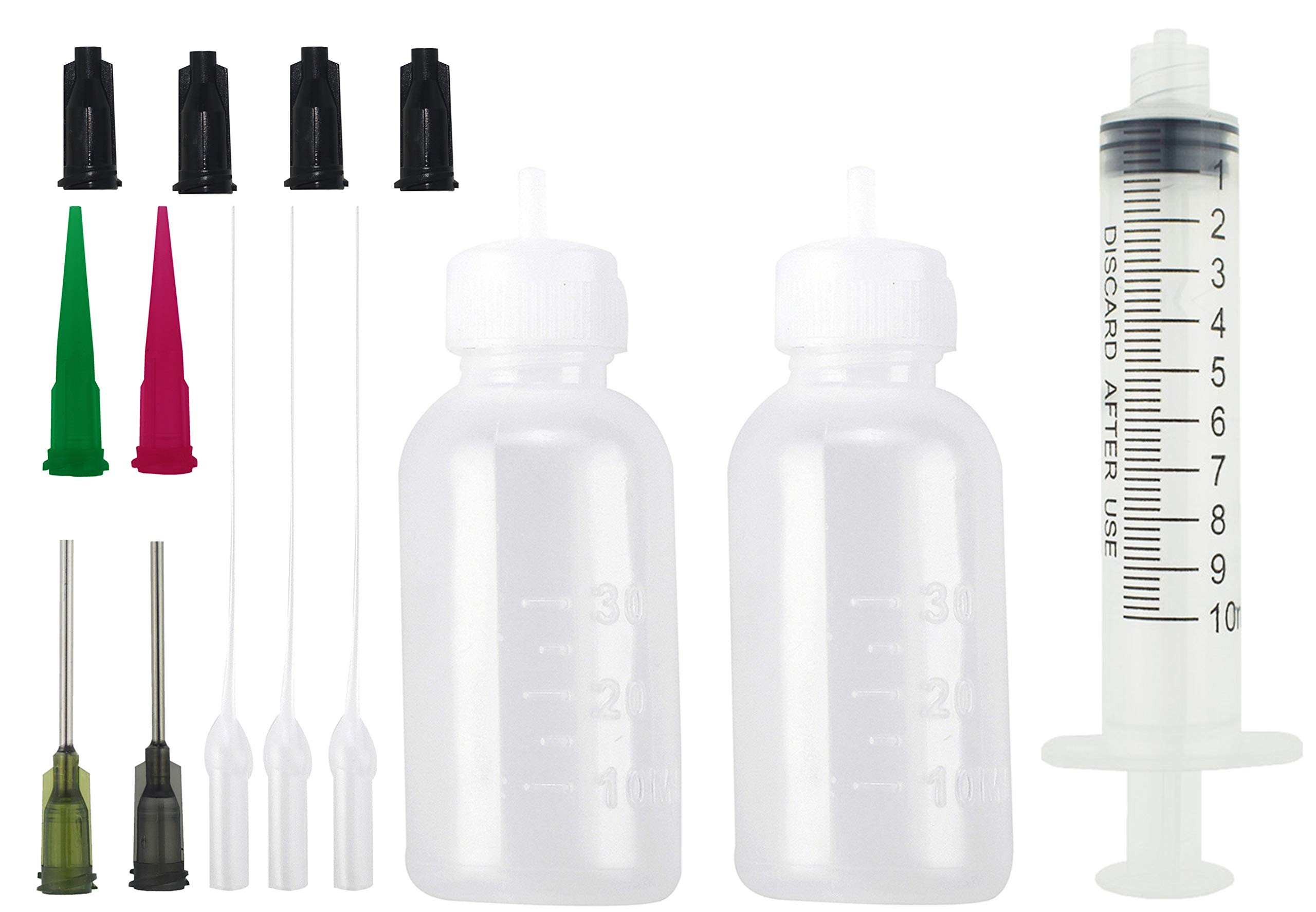 Precision Dispenser Pack Syringe Blunt Needles Plastic Nozzles Micro ...