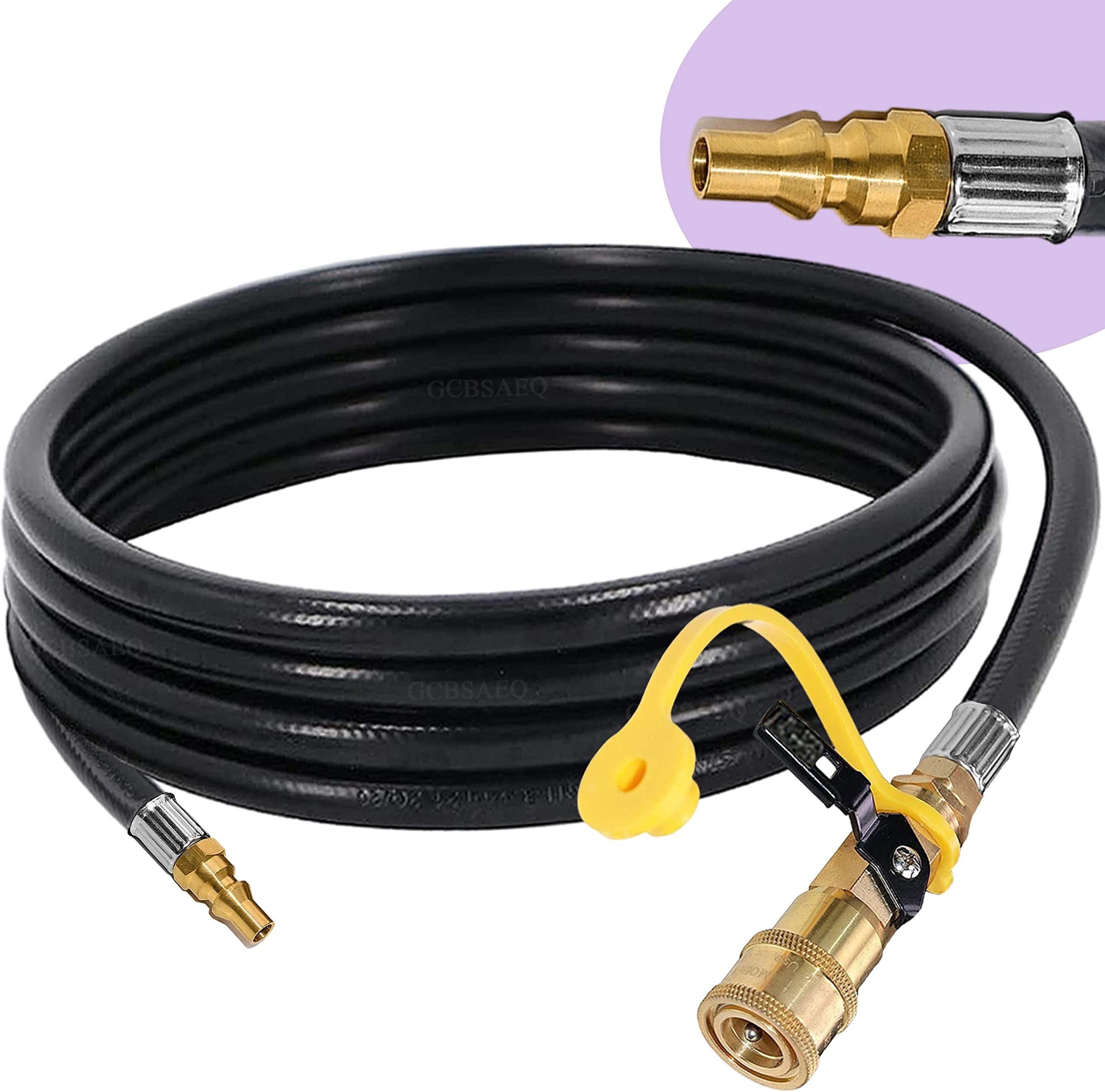 Amazon.com : DOZYANT 12 FT RV Propane Quick Connect Hose, RV Quick ...