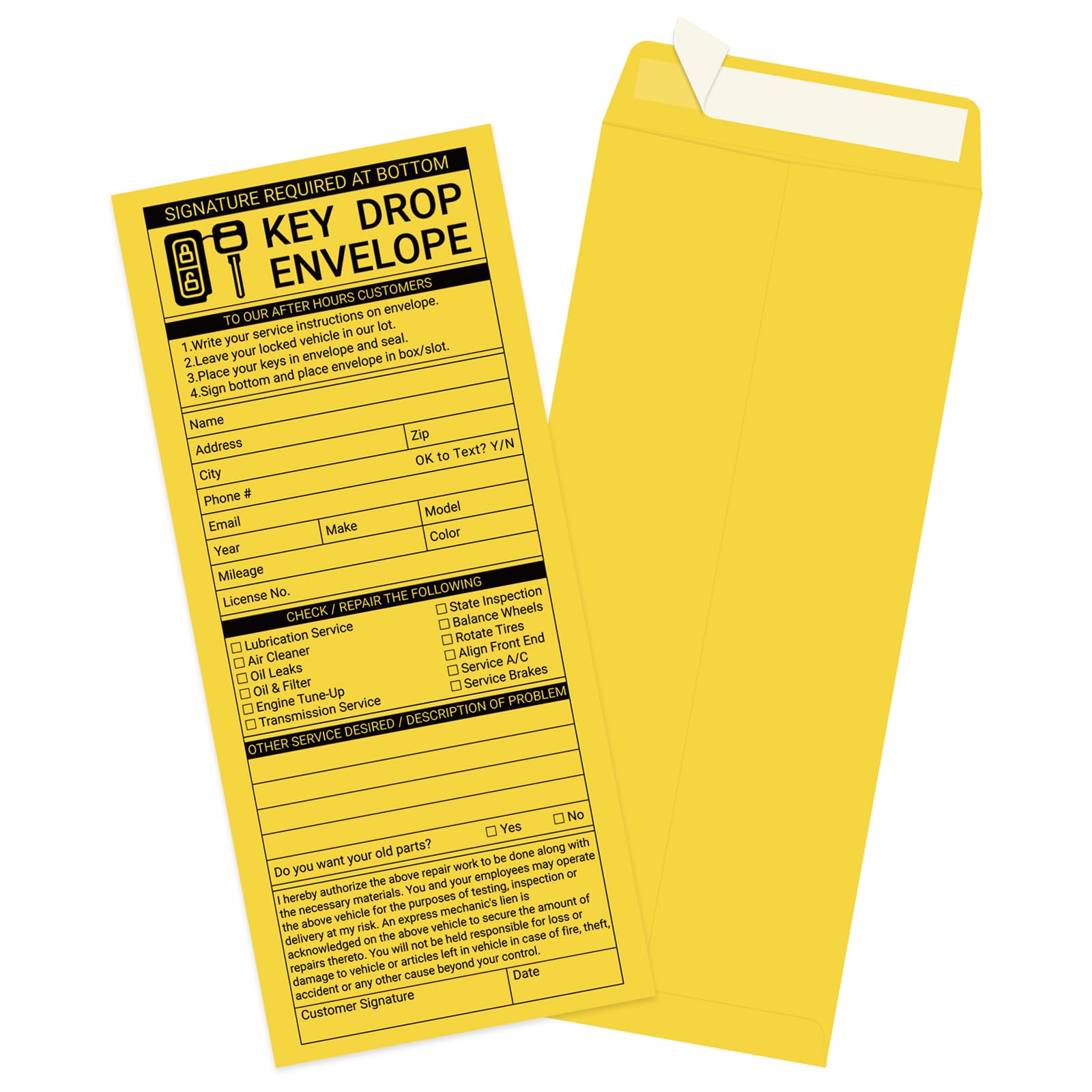 Amazon.com : zmybcpack 500 Pcs Self Adhesive Key Drop Envelopes for ...