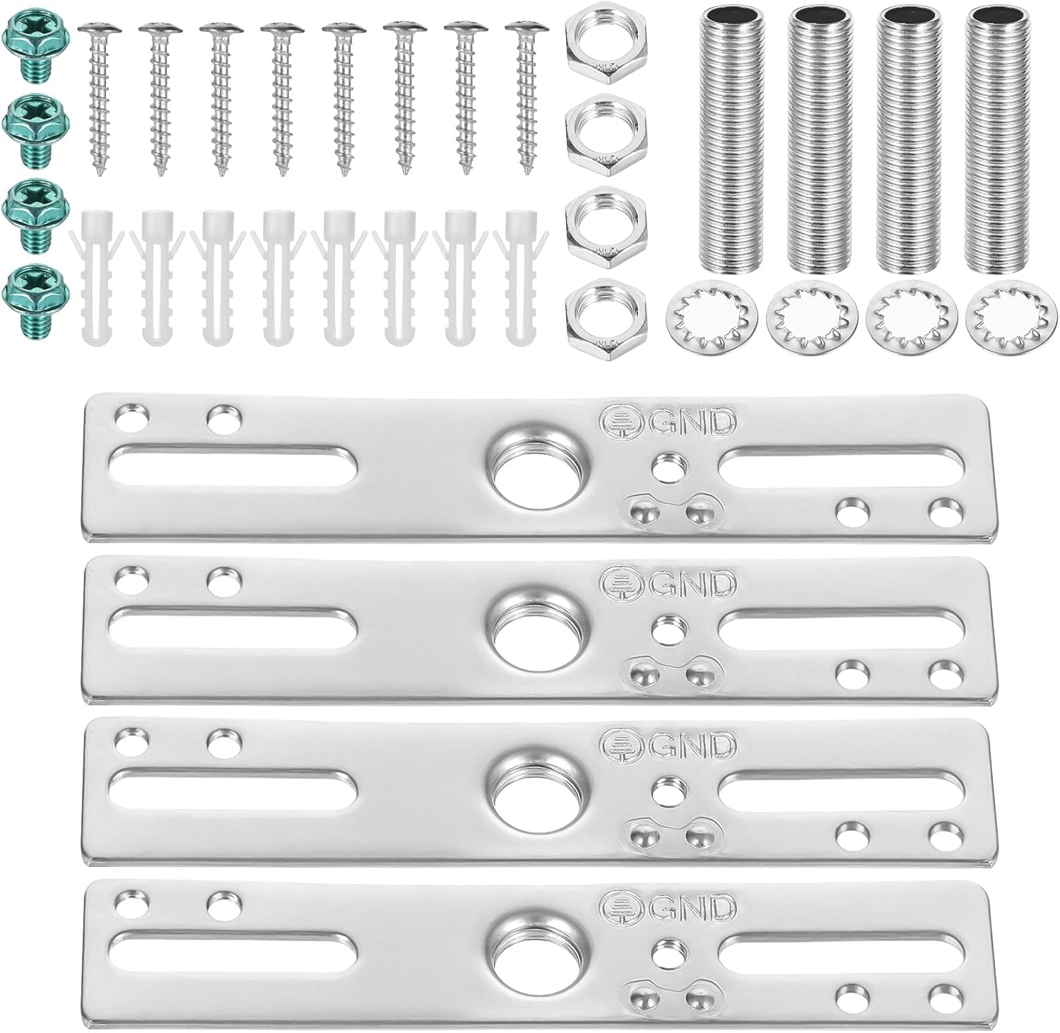 4 Inch Ceiling Light Fixture Mounting Bracket Kit, 4 PCS Light Crossbar ...