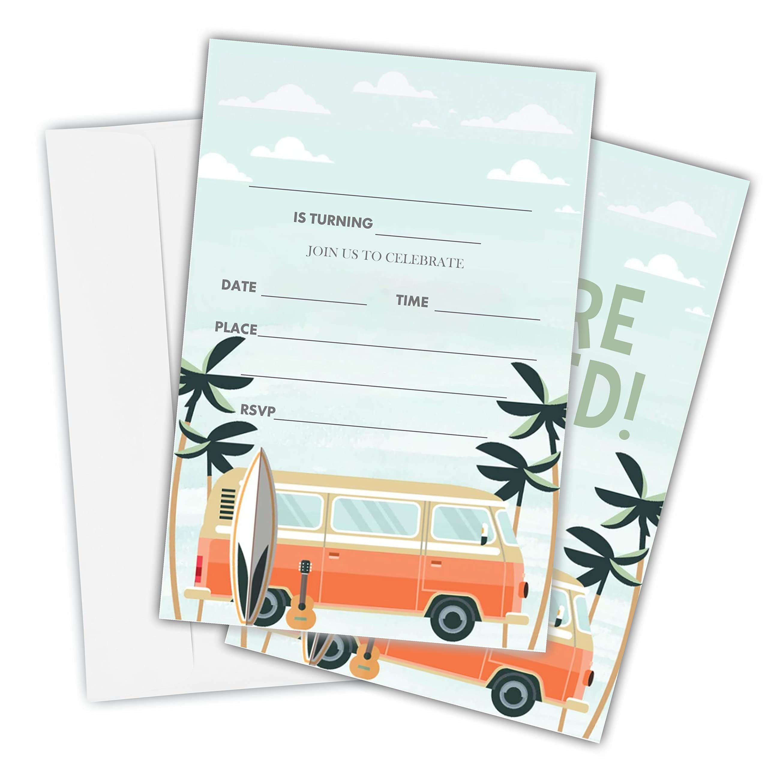 Limo Ride For A Birthday Party Invitations