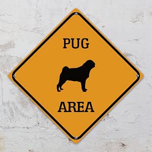 Amazon.com : LITTLEGROVE SEEDS Pug Crossing Xing Sign Beware of Pug Dog ...