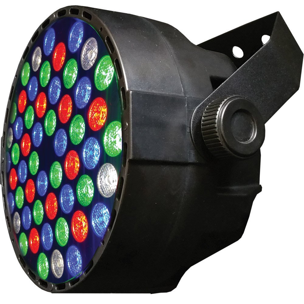 RGBW Color Mixing LED Par Can - 54 1-watt LEDs - Red, Green, Blue and ...