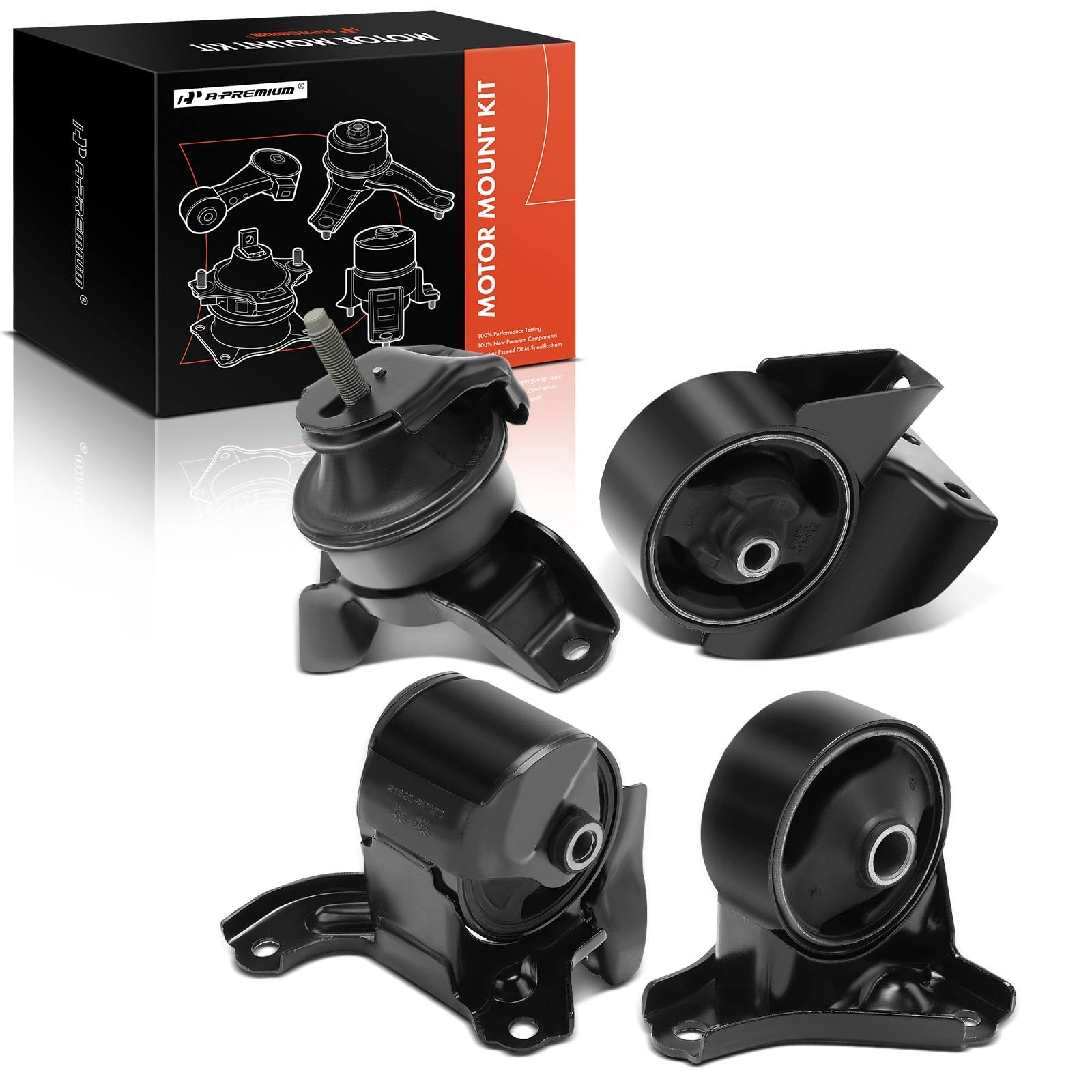 Amazon.com: A-Premium 4PCS Engine Motor Mount and Transmission Mount ...