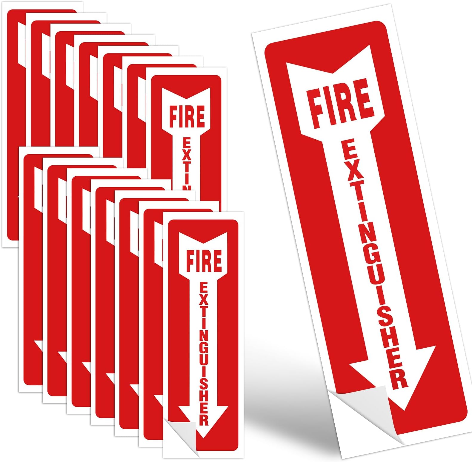 Amazon.com: (4 pack) Fire Extinguisher Signs Fire Extinguisher For ...