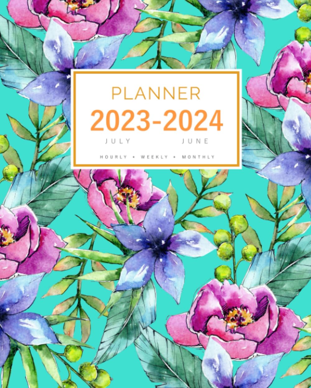 Planner July 2023-2024 June: 8x10 Large Notebook Organizer with Hourly ...