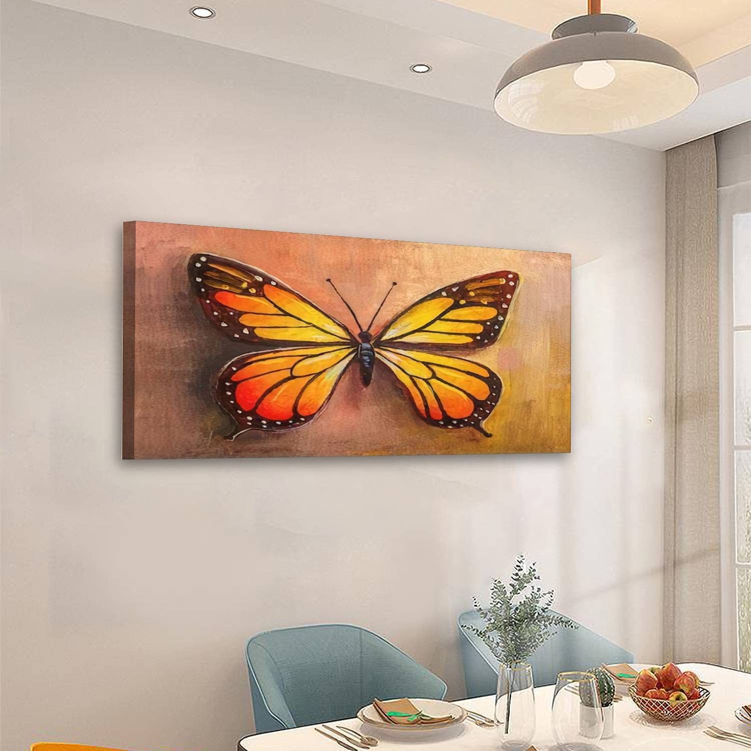 Monarch Butterfly Painting Abstract