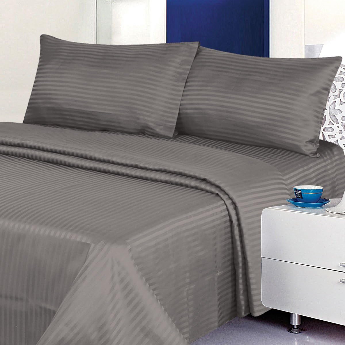 Amazon.com: Sposh Microfiber Sheet Sets (Cream, Queen) : Home & Kitchen
