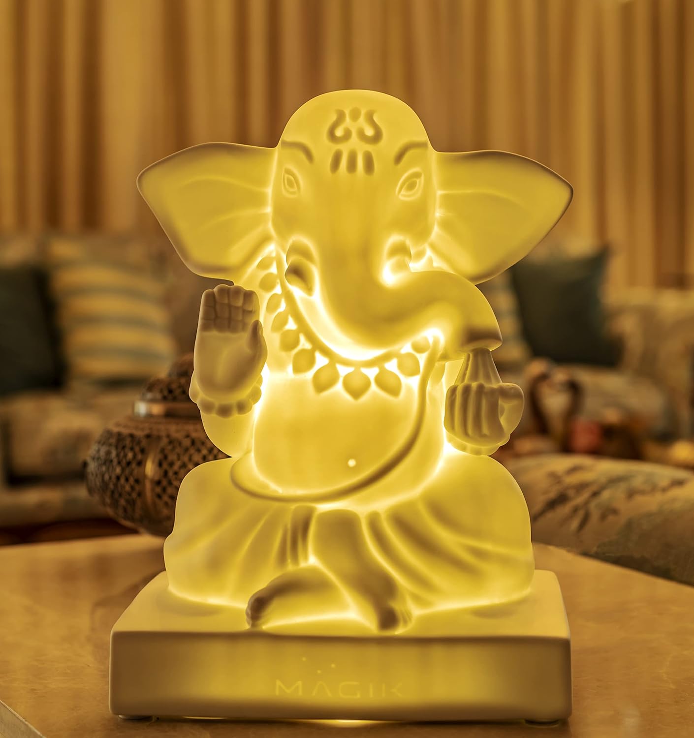 Buy MAGIK Blessing Ganesh Idol LED Table Lamp | 5W Warm White ...