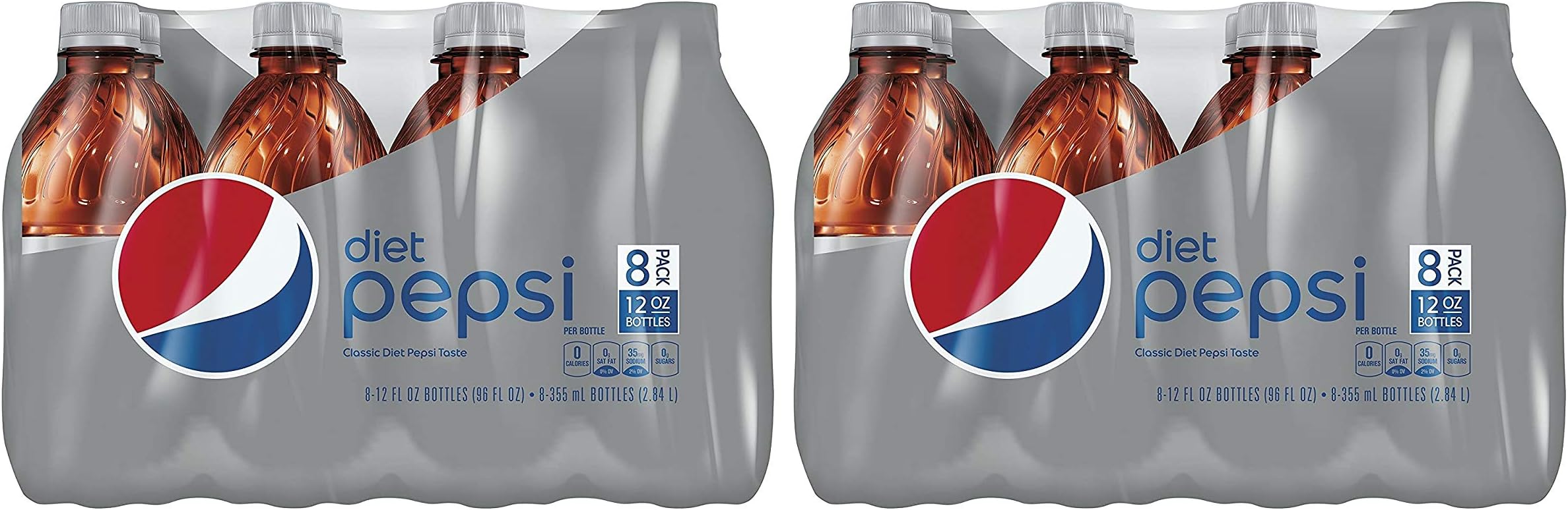 Amazon.com: Diet Pepsi Cola Soda Pop, 16.9oz Bottles (6 Pack) : Home ...