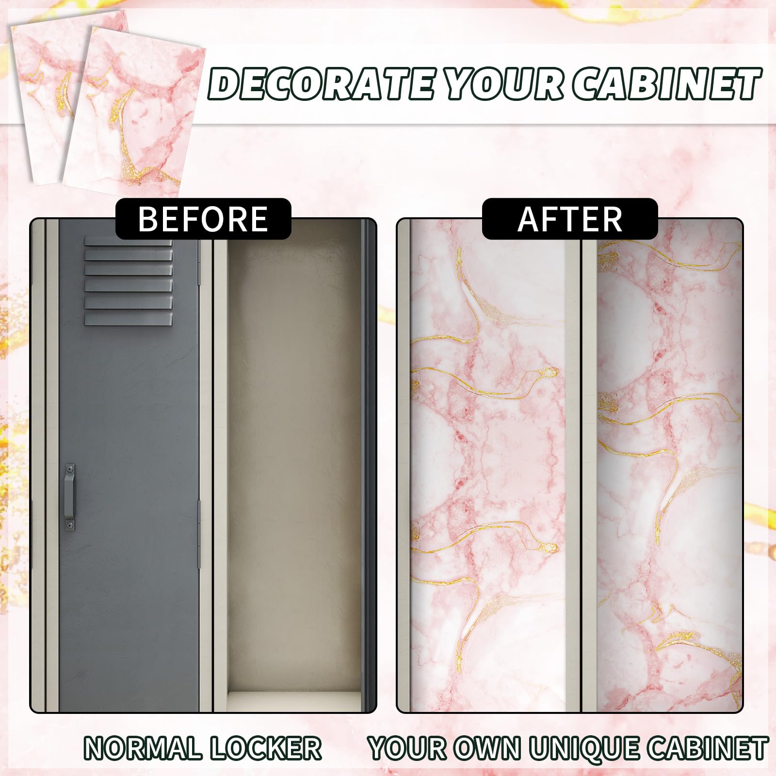 Snapklik.com : Ctosree 12 Pcs School Locker Magnetic Wallpaper 12" X 9 ...