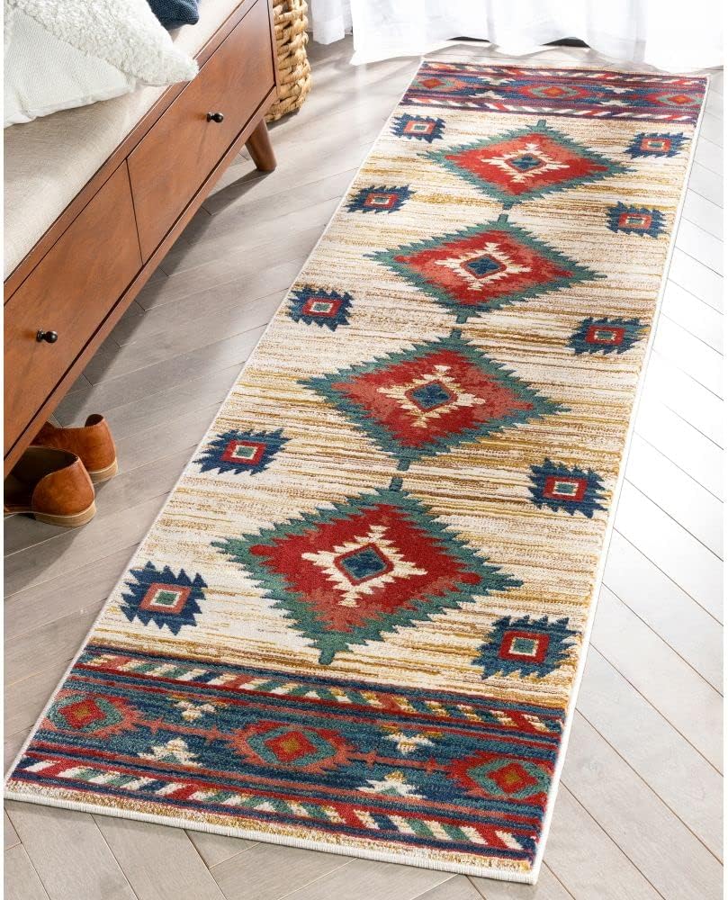 Amazon.com: Rustic Southwestern Area Rug 2x3,Aztec Tribal Native ...