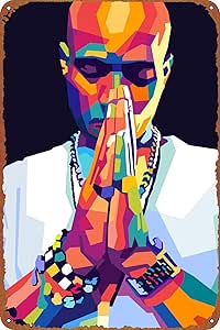 Amazon.com: DMX Rapper Music Posters Tin Signs Retro Metal Movie Tins ...