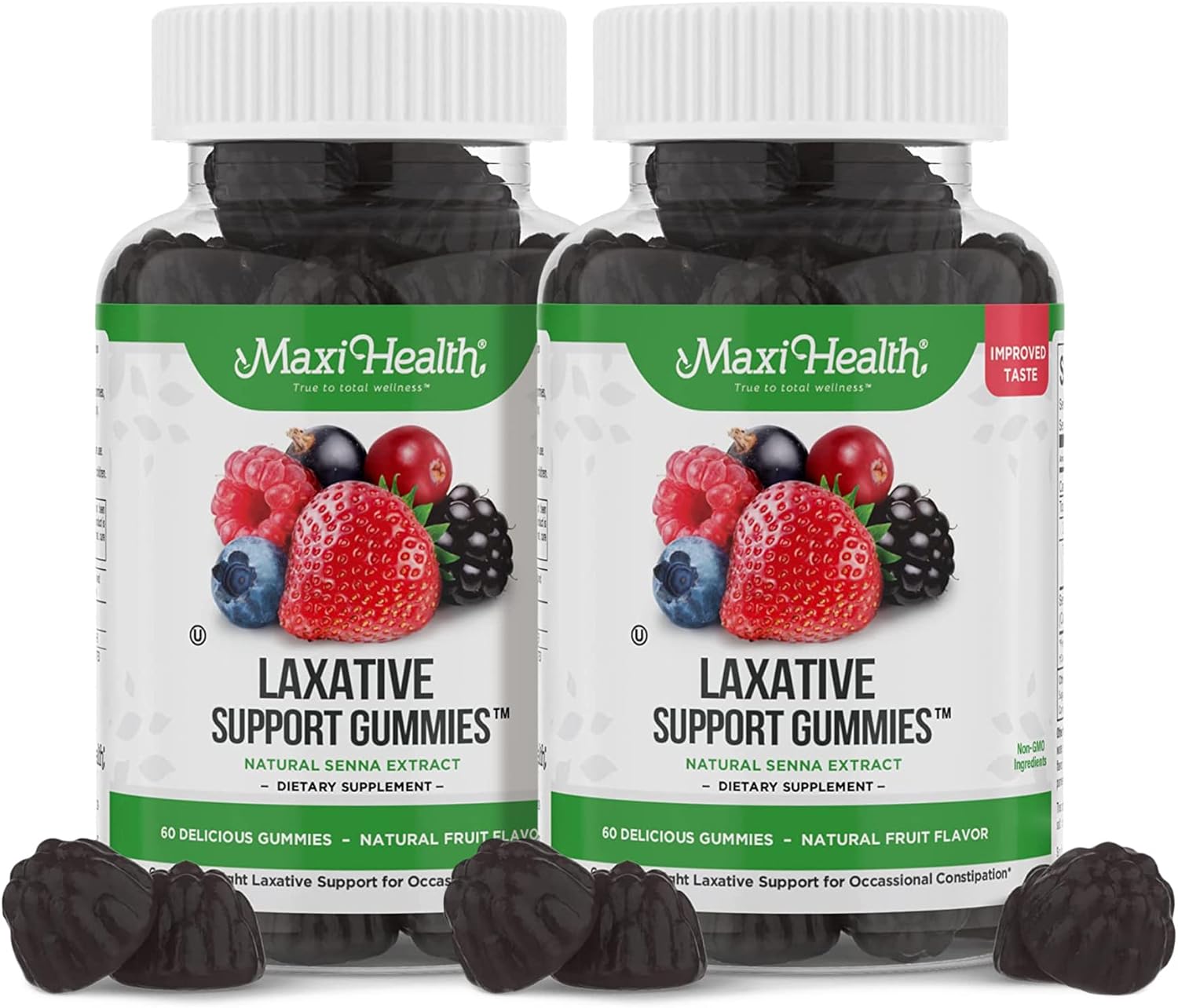 Amazon.com: Maxi Health Laxative Gummies - Chewable Vegan Gummy ...