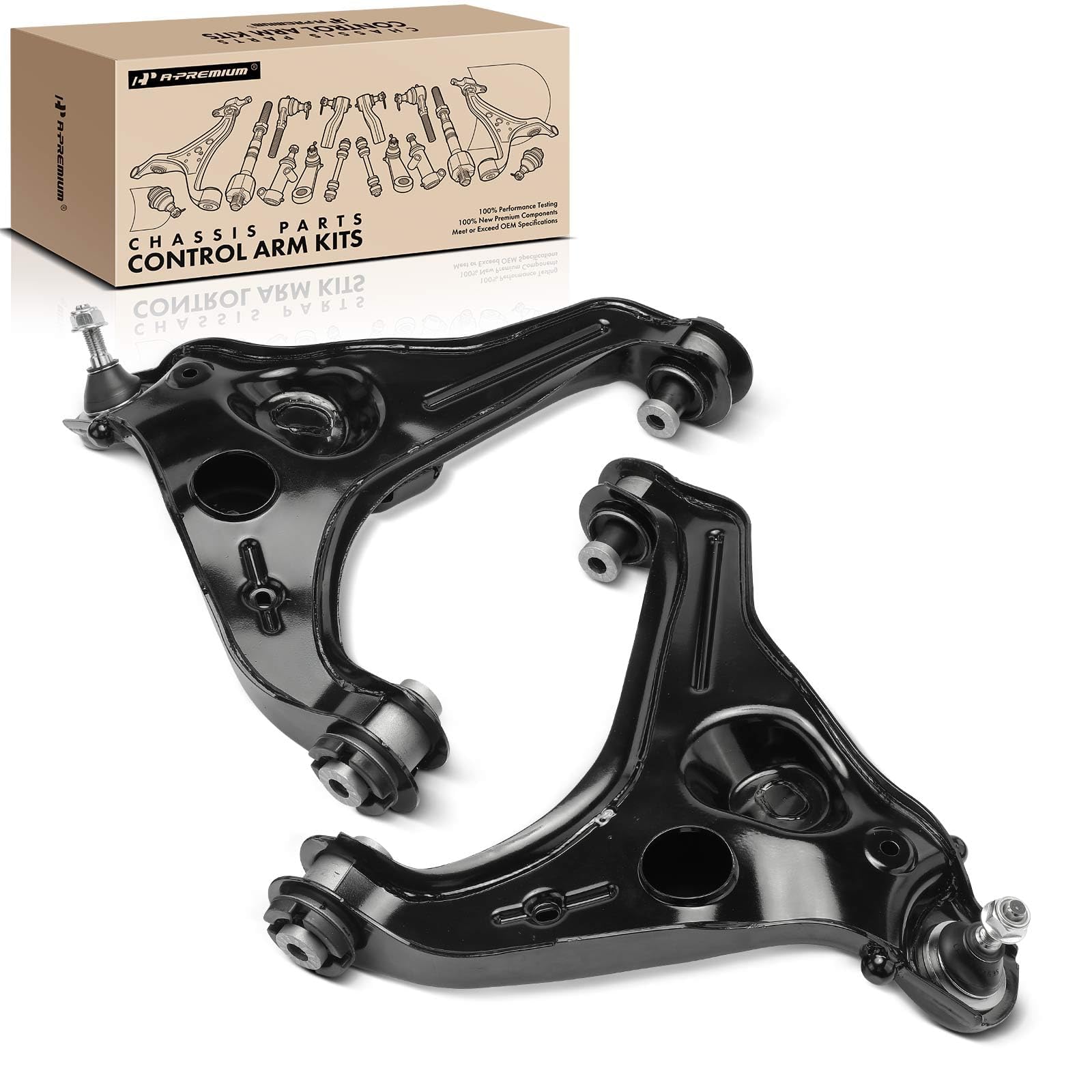 Amazon.com: A-Premium 2 x Front Lower Control Arm, with Ball Joint ...