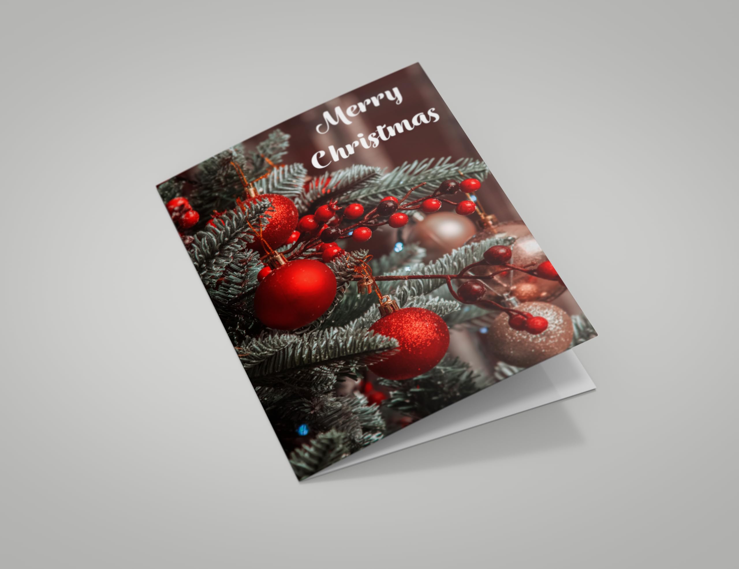 Merry Christmas Greetings Card Large A4 Size 210mm x 297mm Including ...