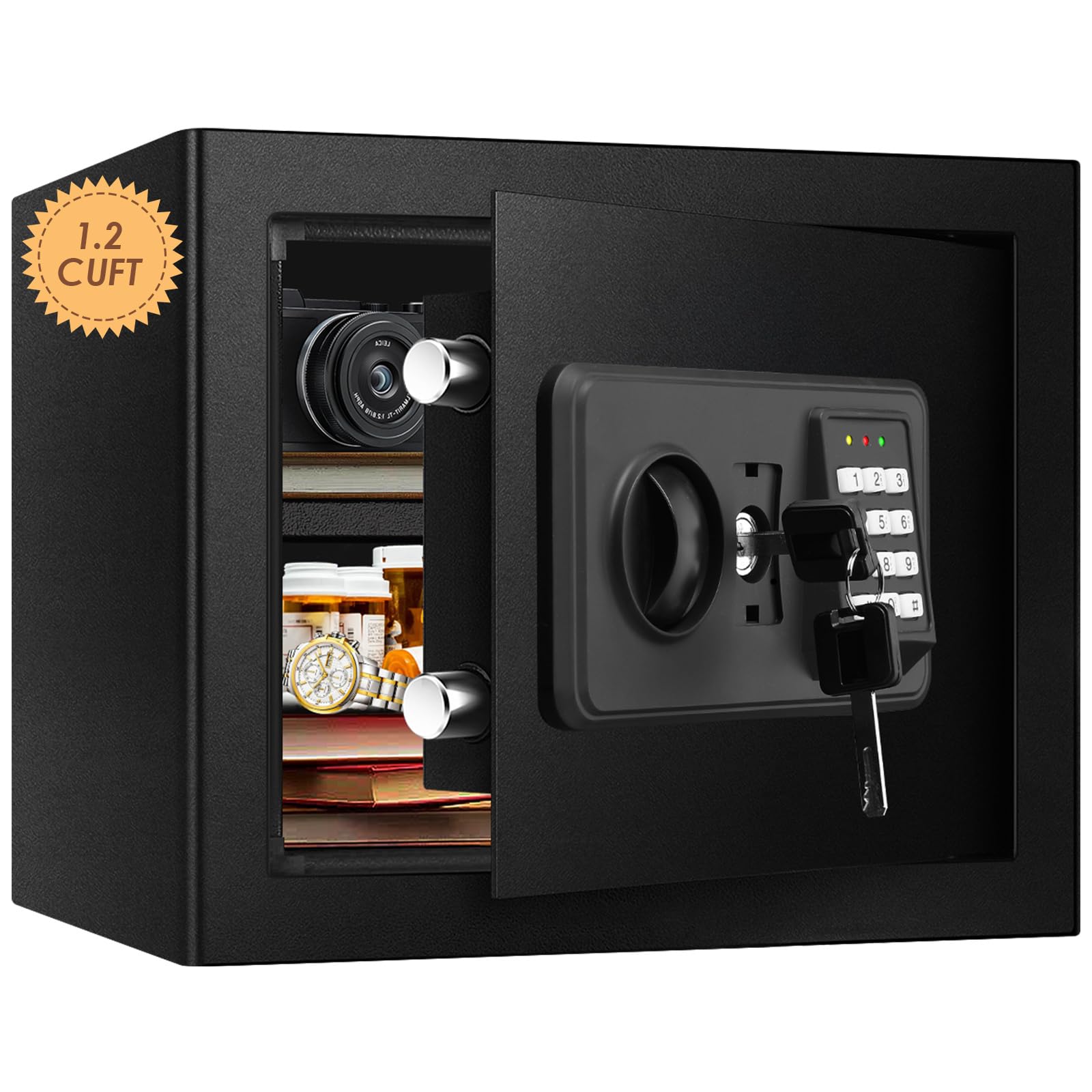 Snapklik.com : Tenamic Deluxe Safe Box 1.2 Cubic Feet Electronic ...