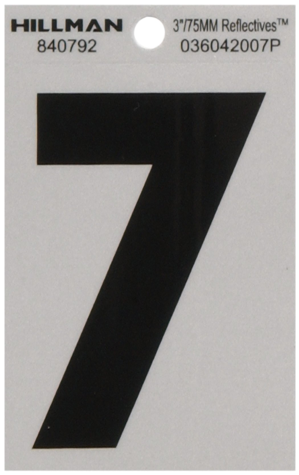 Amazon.com: Hillman 840792 3" Black and Silver Reflective Poly-Film ...