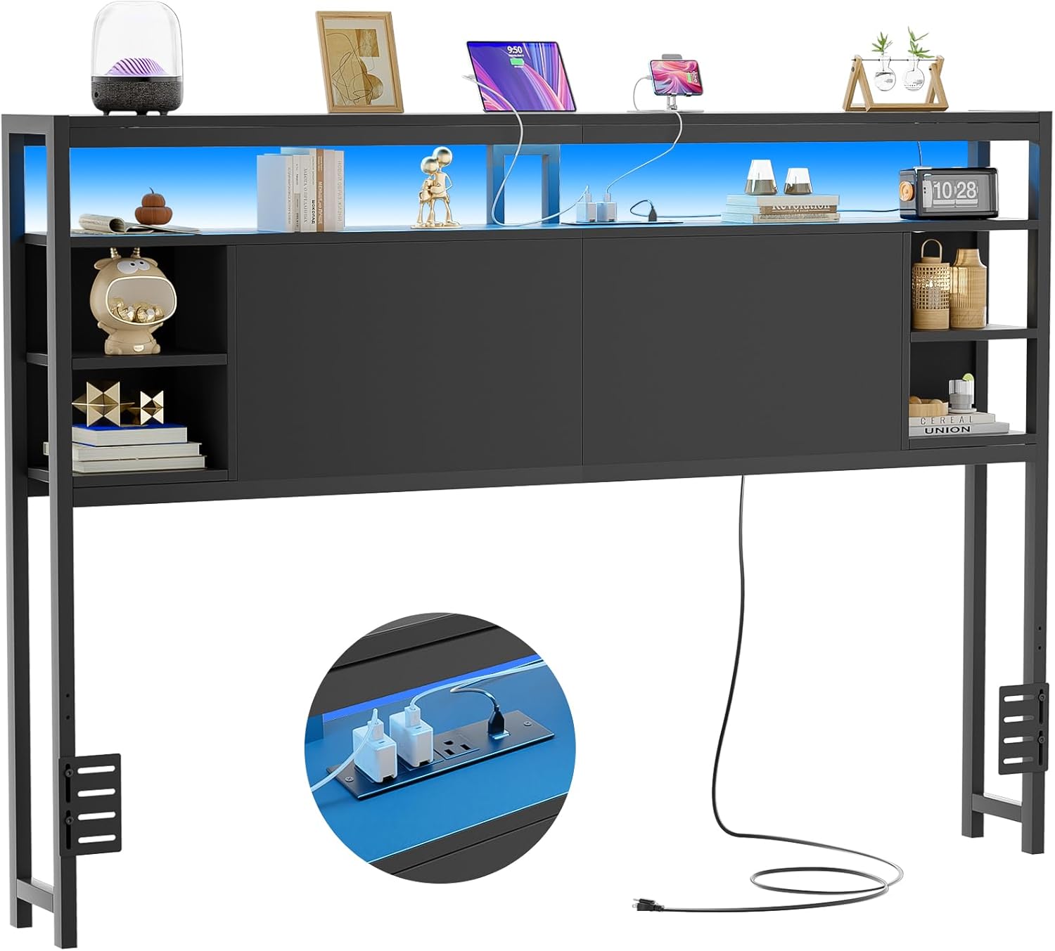 Amazon.com - Unikito Queen Size Headboard with Storage, Headboard with ...