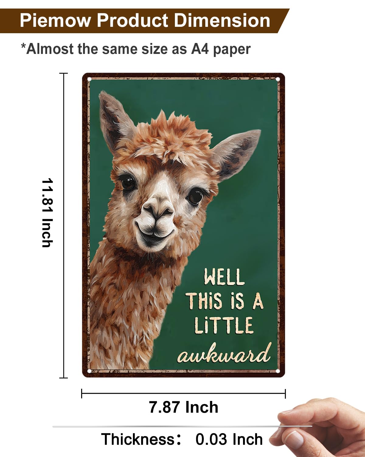 Alpaca Bathroom Sign Funny Bathroom Decor, Alpaca Bathroom Decor,