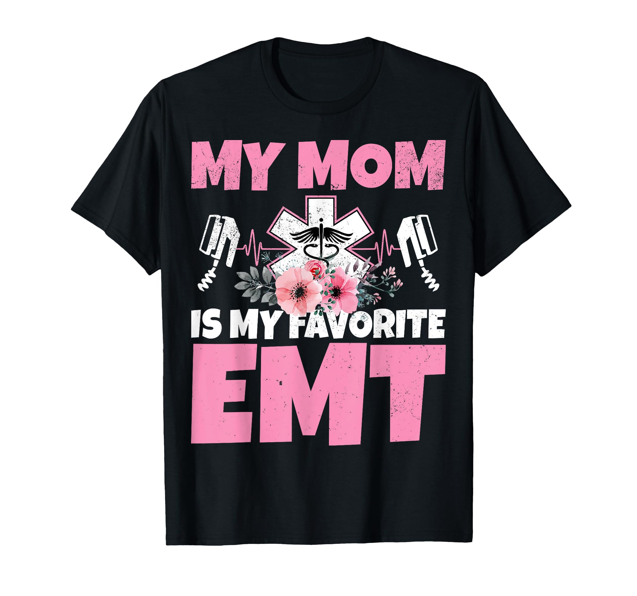 Amazon.com: EMT EMS's Kids Children - My Mom Is My Favorite Paramedic T ...
