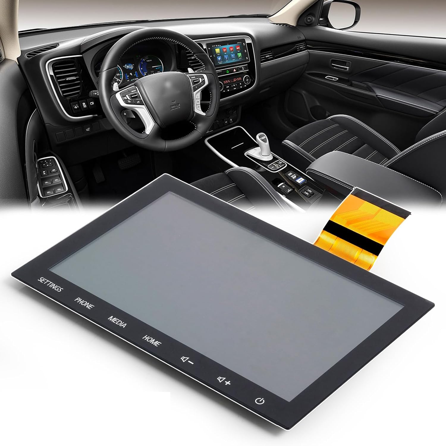 Amazon.com: VORGENS 8" LCD Touch Screen Radio Fits for Mitsubishi Outlander/Outlander Sport ...