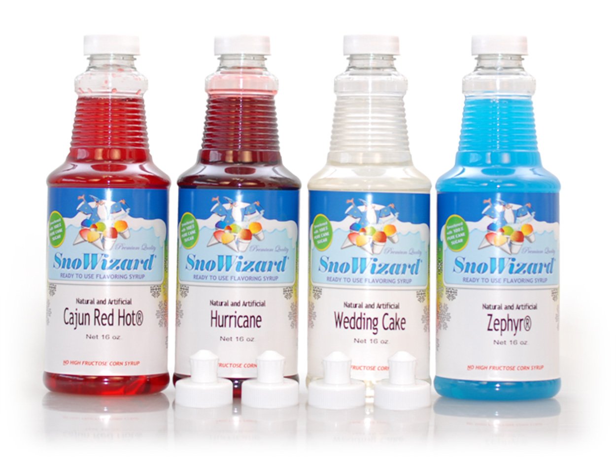 Amazon.com: SnoWizard Naturally N'awlins™ Snoball Flavor Pack (4 ...