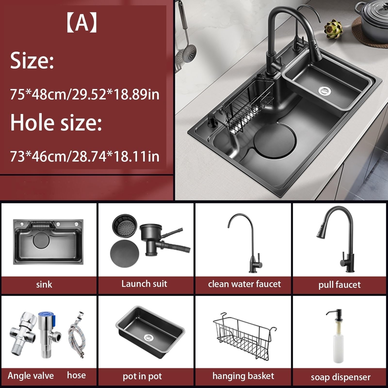 Traditional Japanese Kitchen Sink