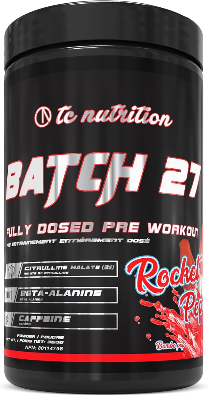 Batch 27 Pre Workout Powder - Nitric Oxide Booster & Preworkout for Men ...