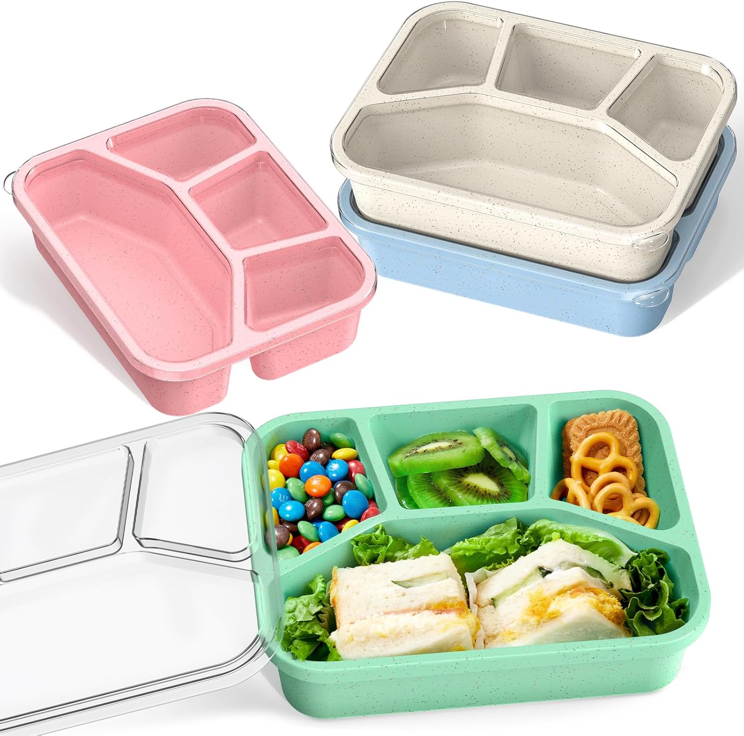 Amazon.com: BETALOC Bento Box For Kids Lunch Box and Snack Containers ...