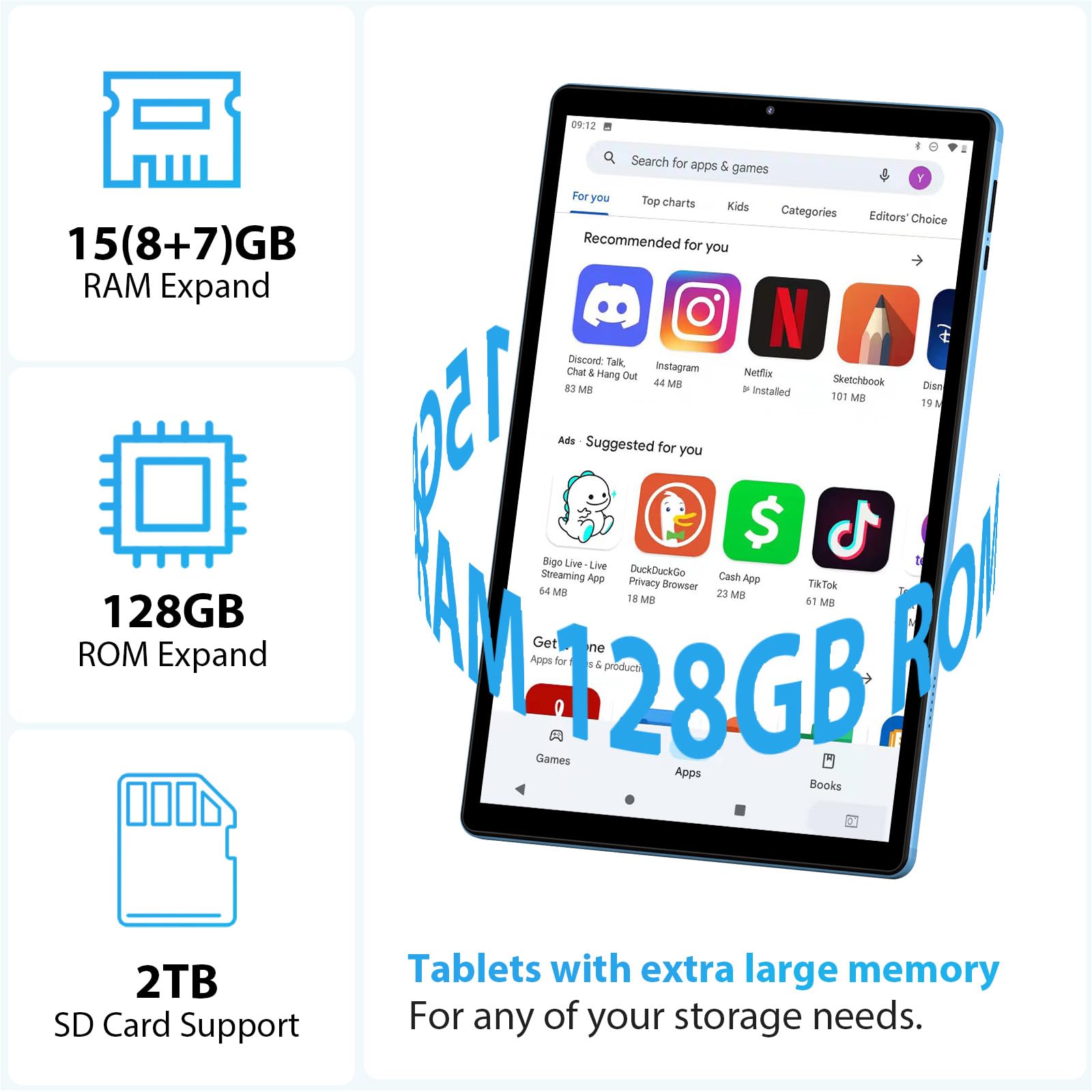 Snapklik.com : TOSCiDO L381 10.3-Inch Tablet