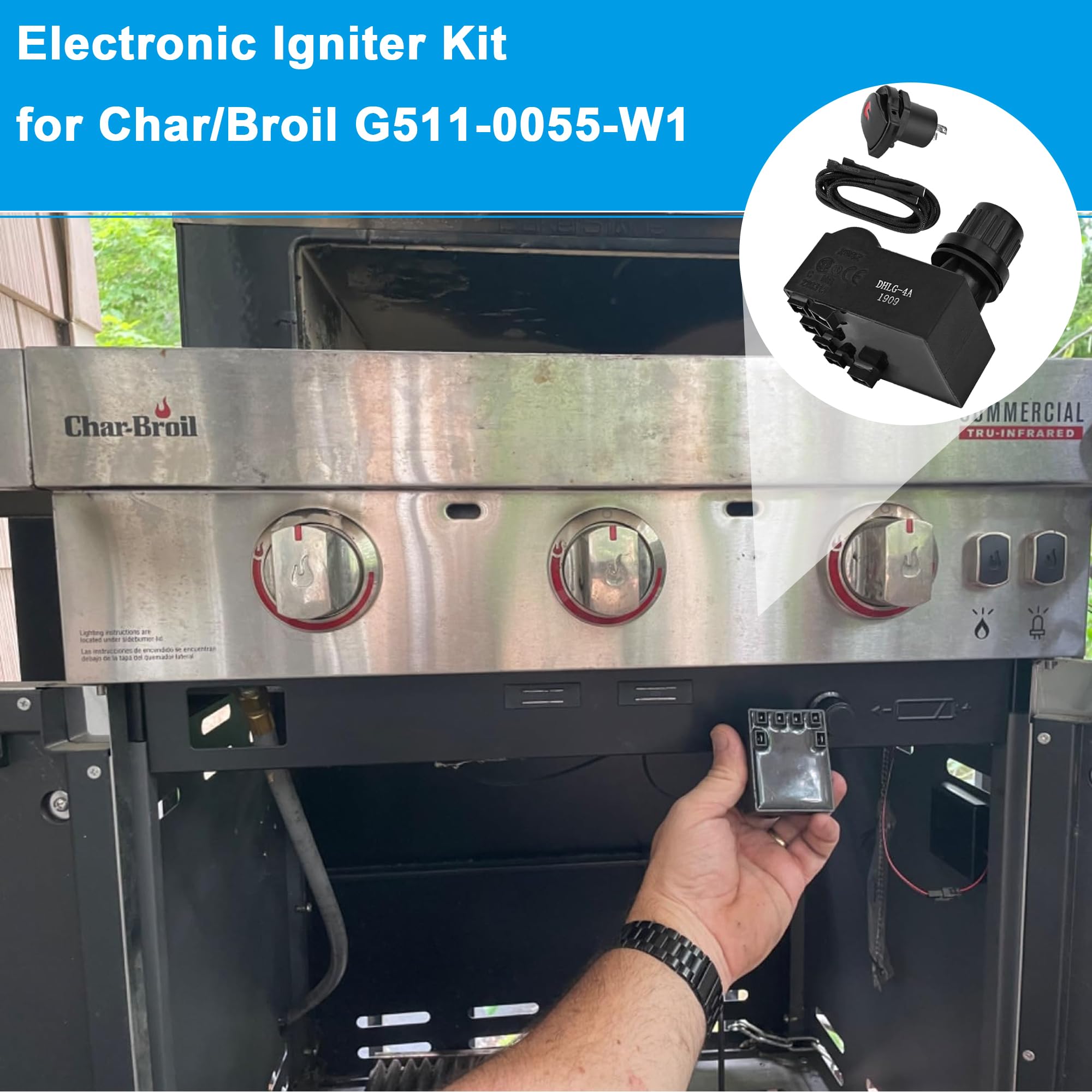 Char Broil Grill Ignition Module Keesha Electronic Igniter Kit 4 Outlet