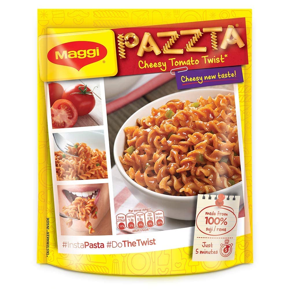 Maggi Pazzta Instant Pasta, Cheesy Tomato Twist - 64g : Amazon.in ...