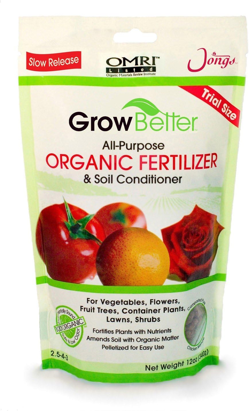Amazon.com : Jongs 100048491 2-4-3 All Purpose Organic Fertilizer and ...