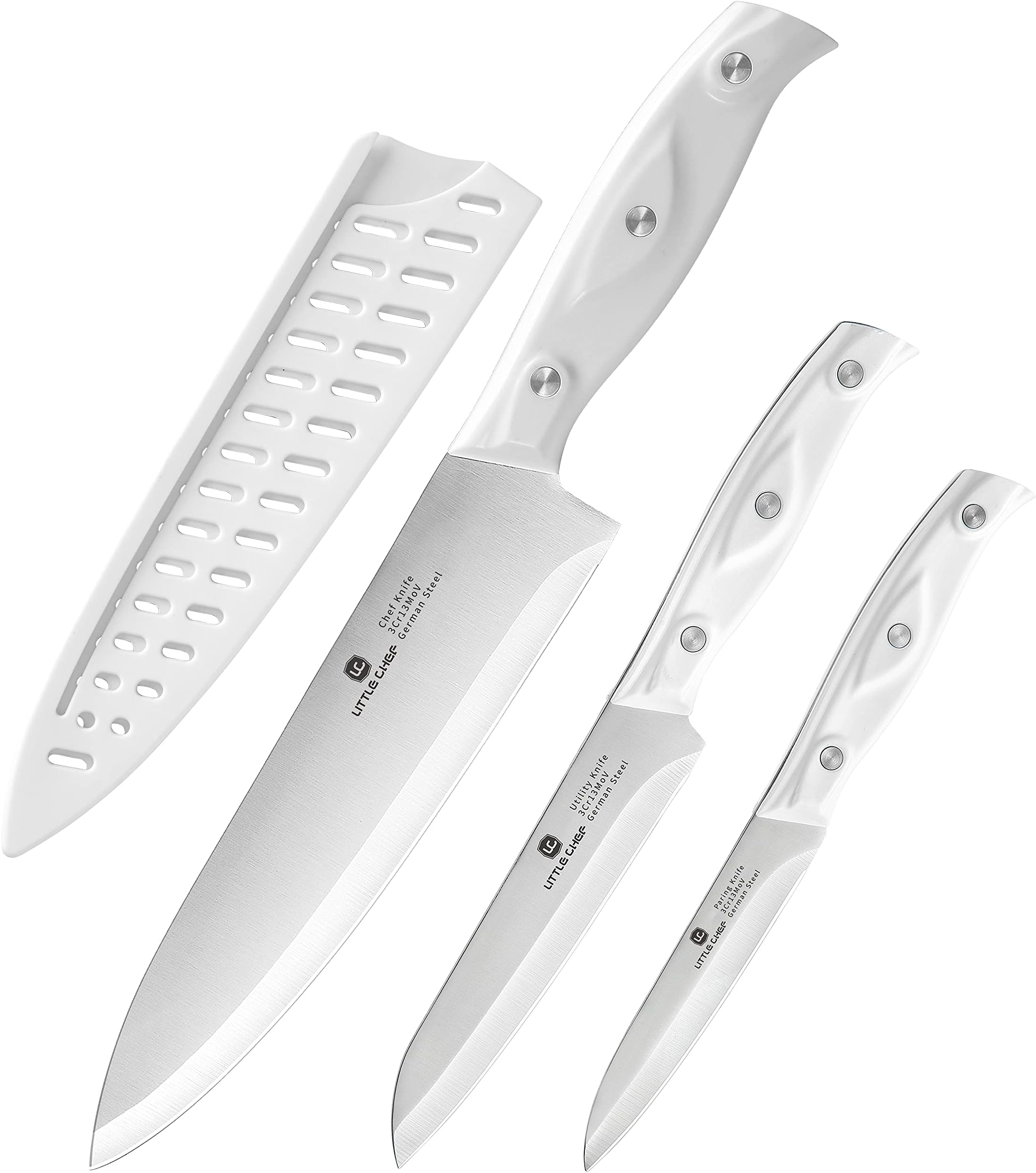 Amazon.com: Good Cook 6-Inch Fine Edge Cook's Knife,Silver/Black: Chefs ...