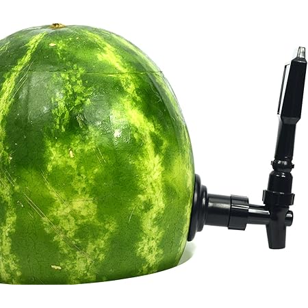 Amazon.com | Watermelon Tap Beverage Dispenser Kit - Fruit Keg Tapping ...