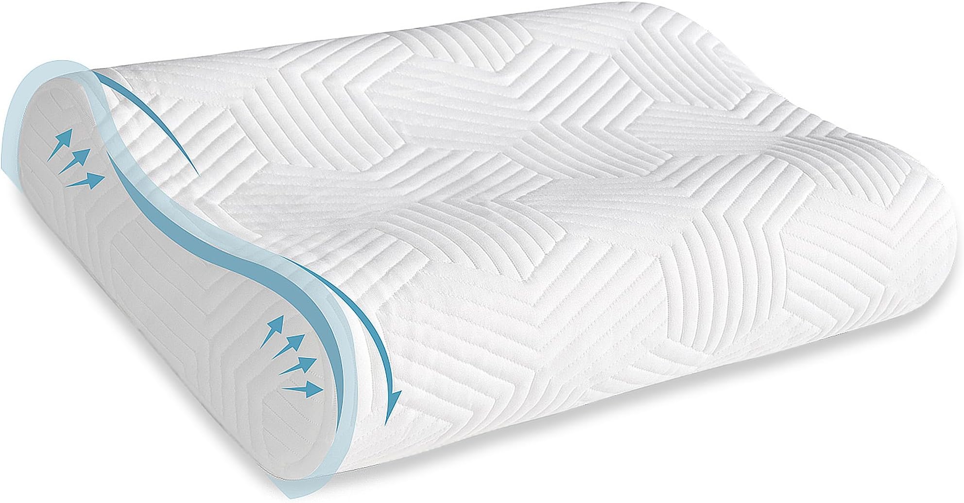 Amazon.com: Dr. Pillow Memory Foam Sepoveda Comfort Shape Queen Size ...