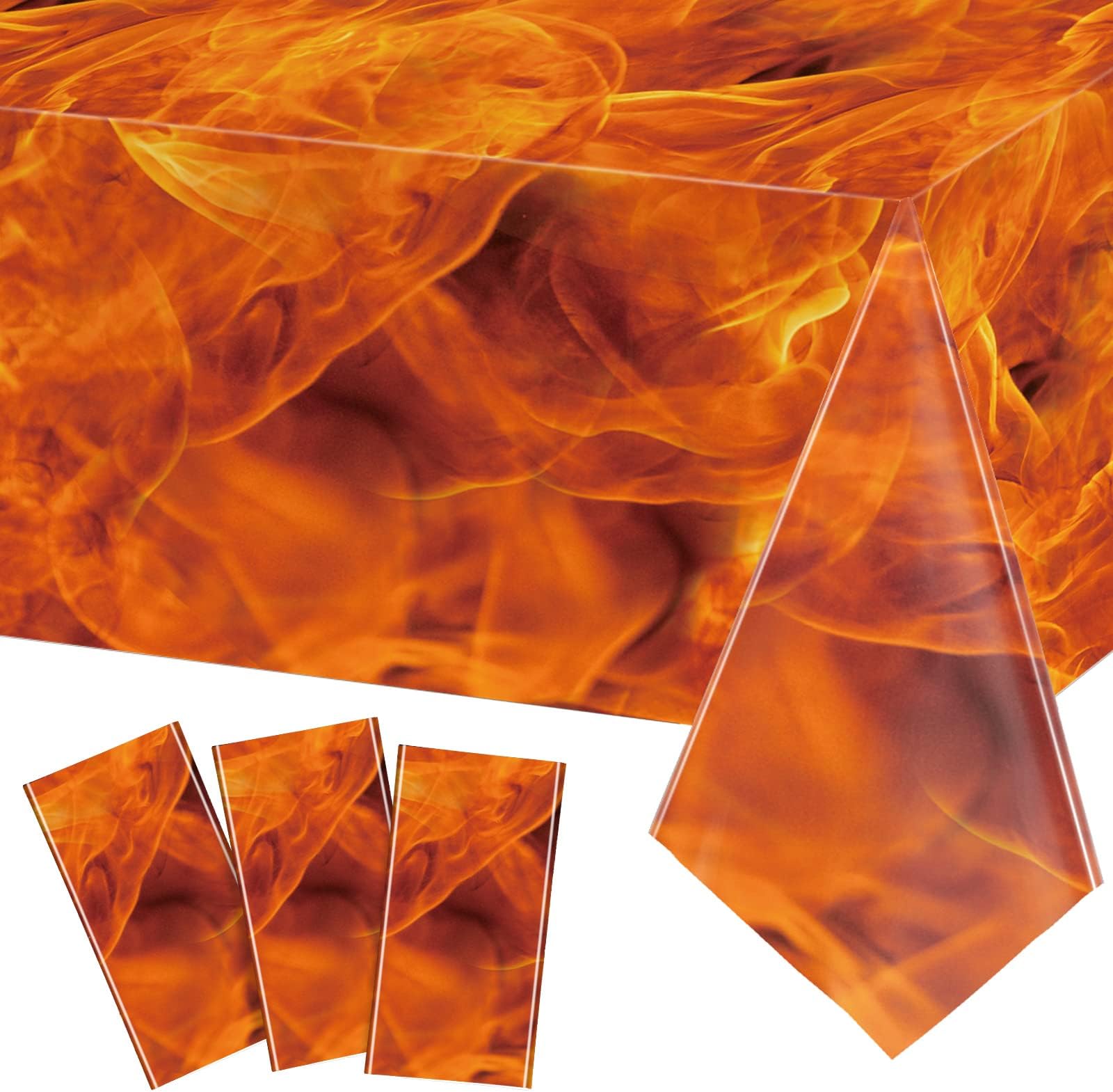 Amazon.com: Irenare Lava Tablecloth Volcano Decorations Dinosaur ...