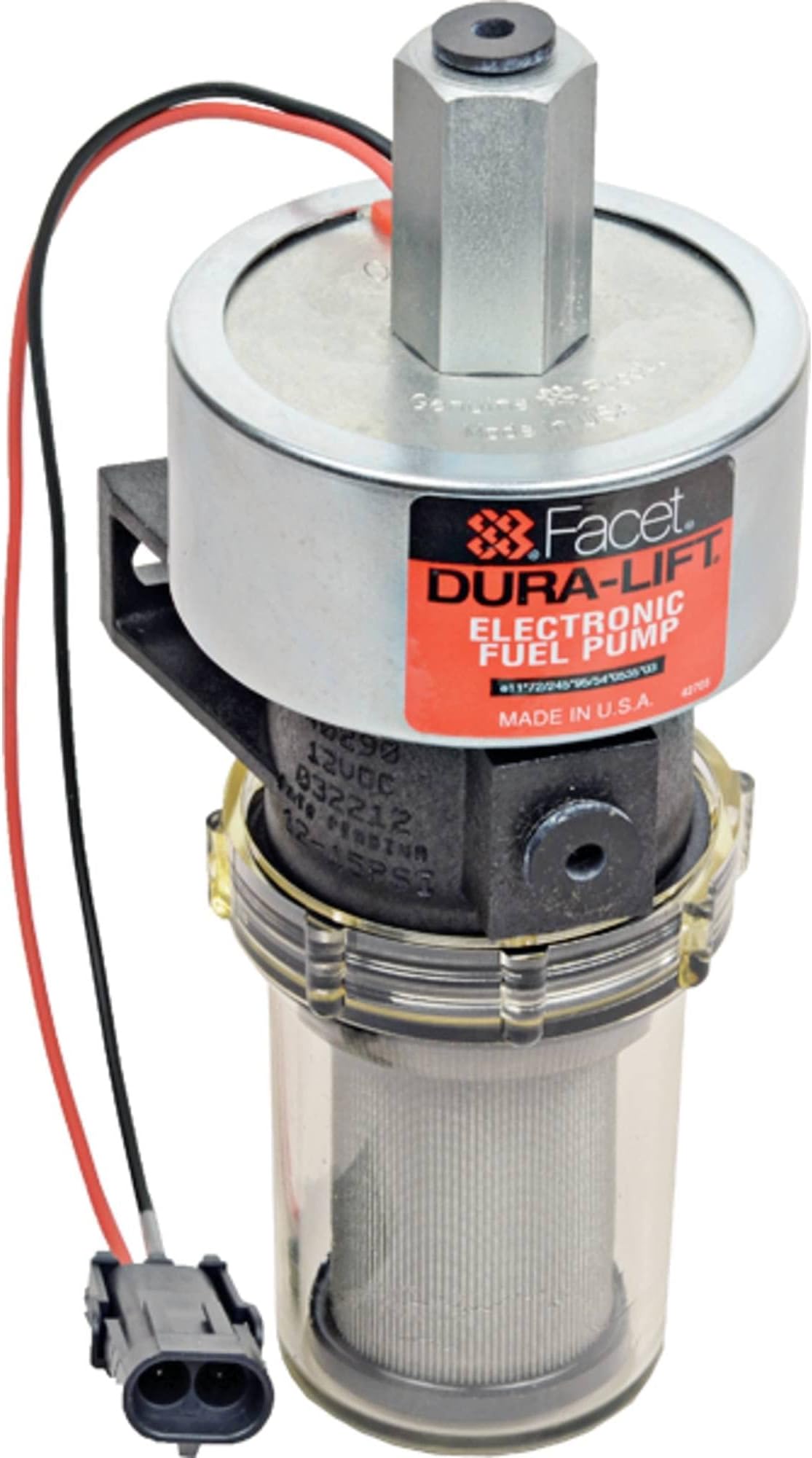 Amazon.com: Facet 40237N, Facet Dura-Lift 24v Fuel Pump, 1/8 NPT, 9-11 ...