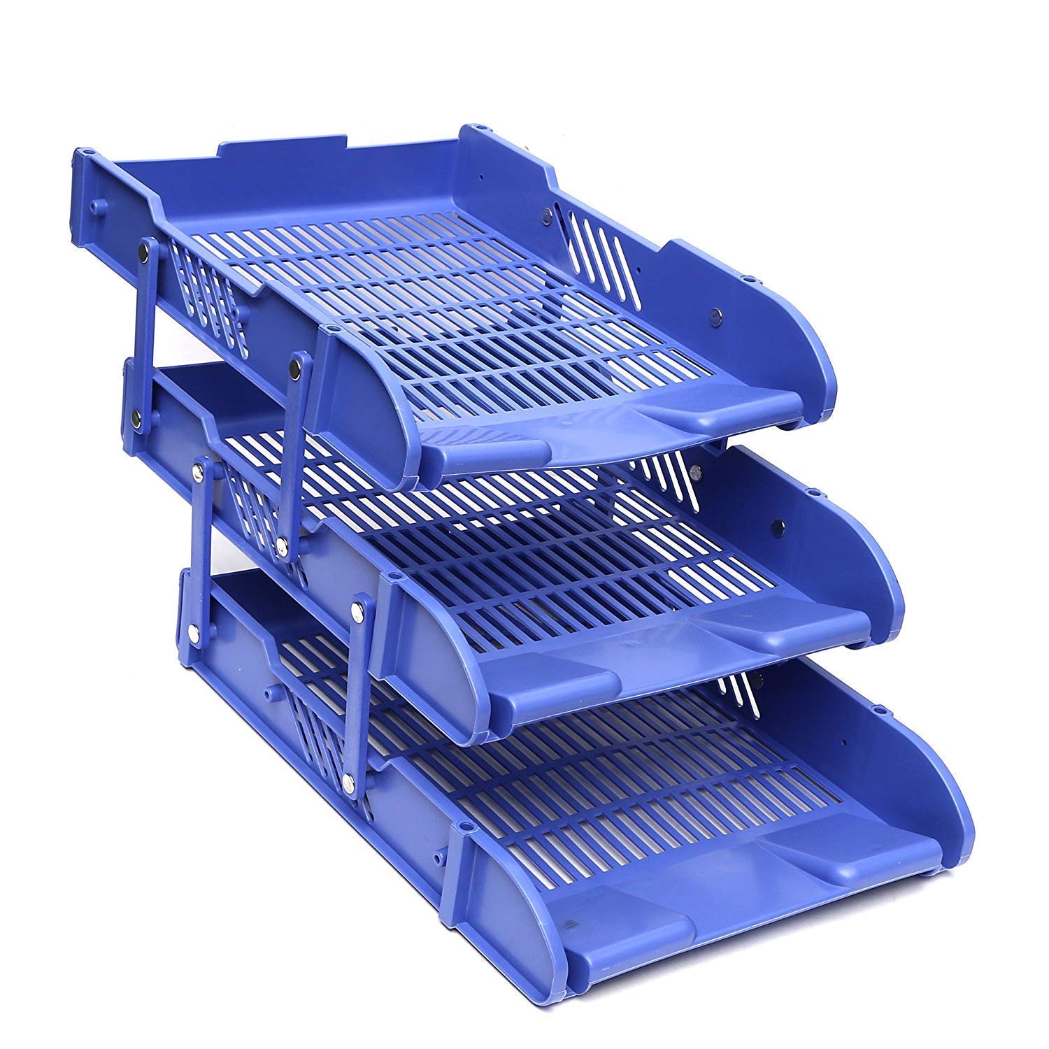 Buy Vropsy A4 Size File Rack 3 Tier Step | File Rack, Document, File ...
