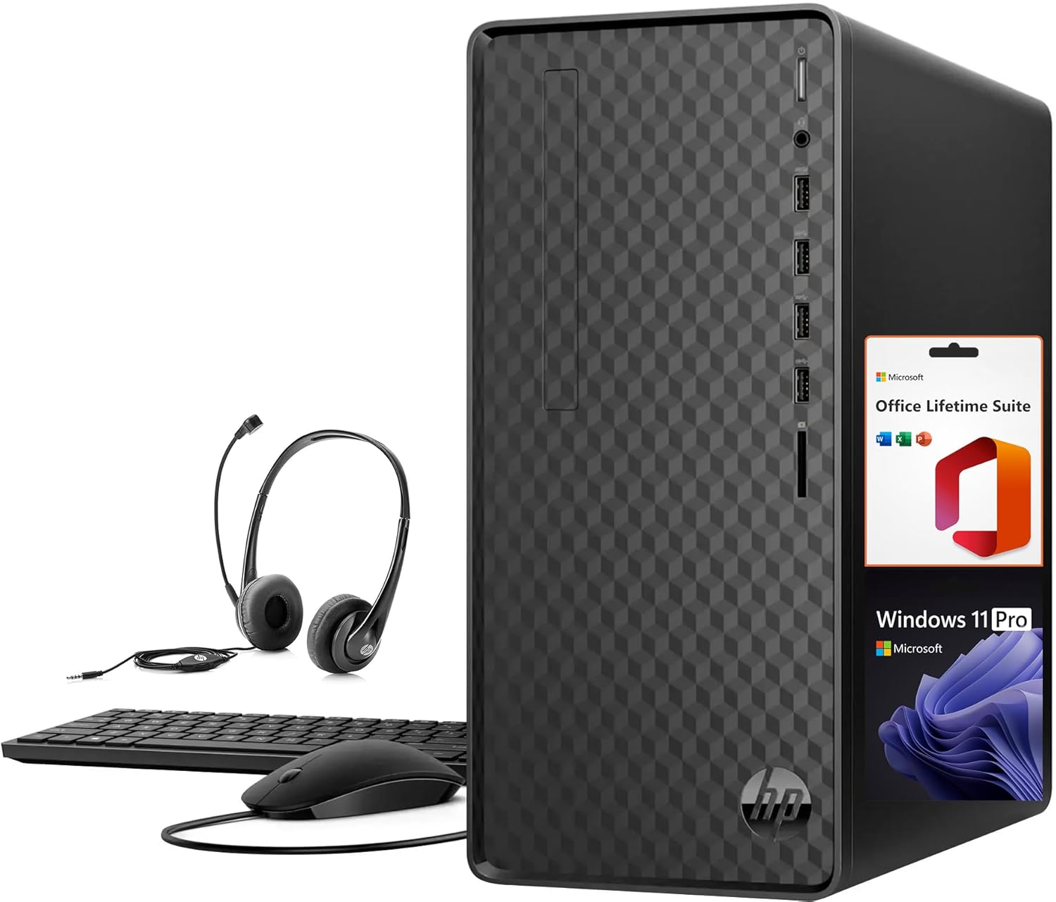 HP Pavilion Desktop Computer PC, AMD Ryzen 5, 36GB RAM 1TB SSD, Windows ...