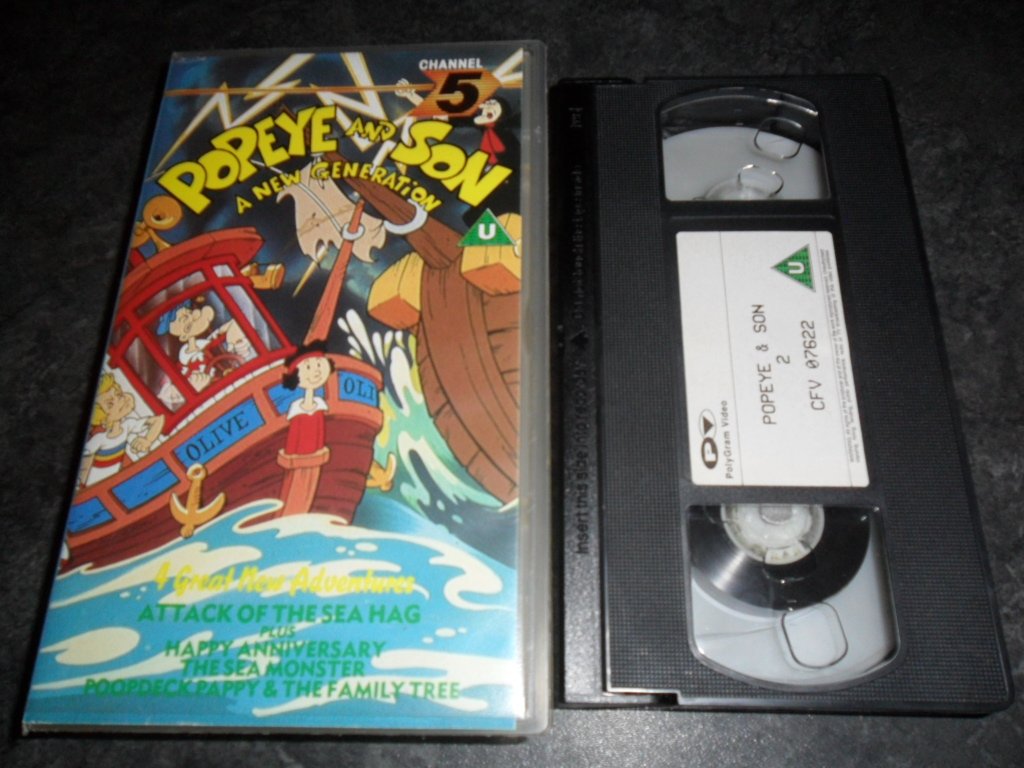 Buy Popeye and Son VHS Video - A New Generation Attack of The Sea Hag ...