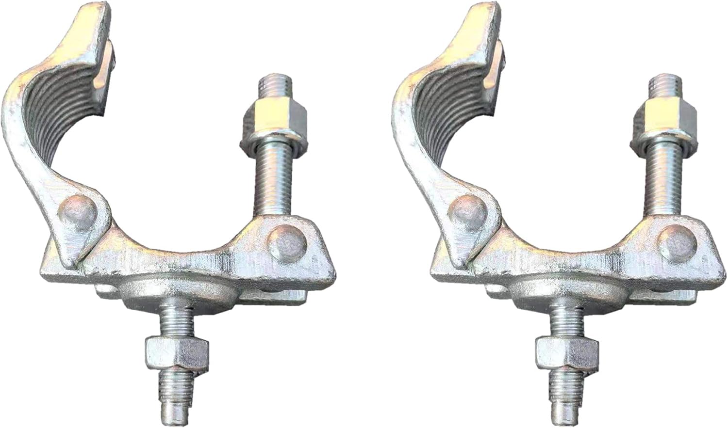 Scaffolding 2" Stud Clamps 2 pcs Brand New Galvanized - - Amazon.com