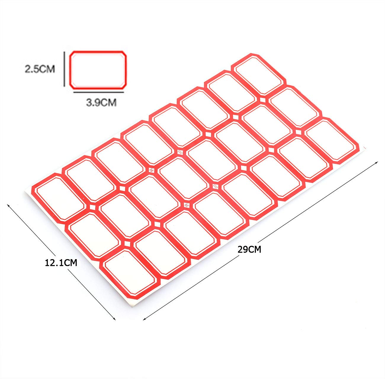 Snapklik.com : 12 Sheet / 288pcs Self-Adhesive Label Stickers For ...